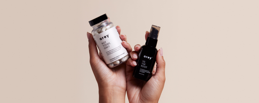 The First And Only Clinically Validated Grey Hair Solution – Arey